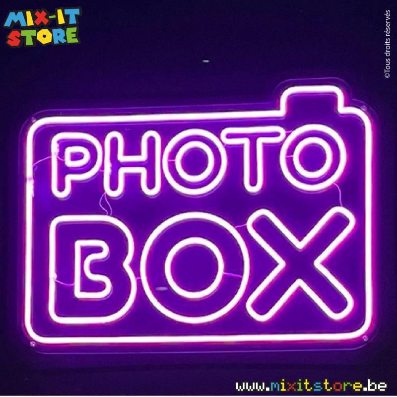 Néon personnalisé Couleur Blanc Taille S - 50cm à 100cm (De Large) Utilisation Intérieur Support ...